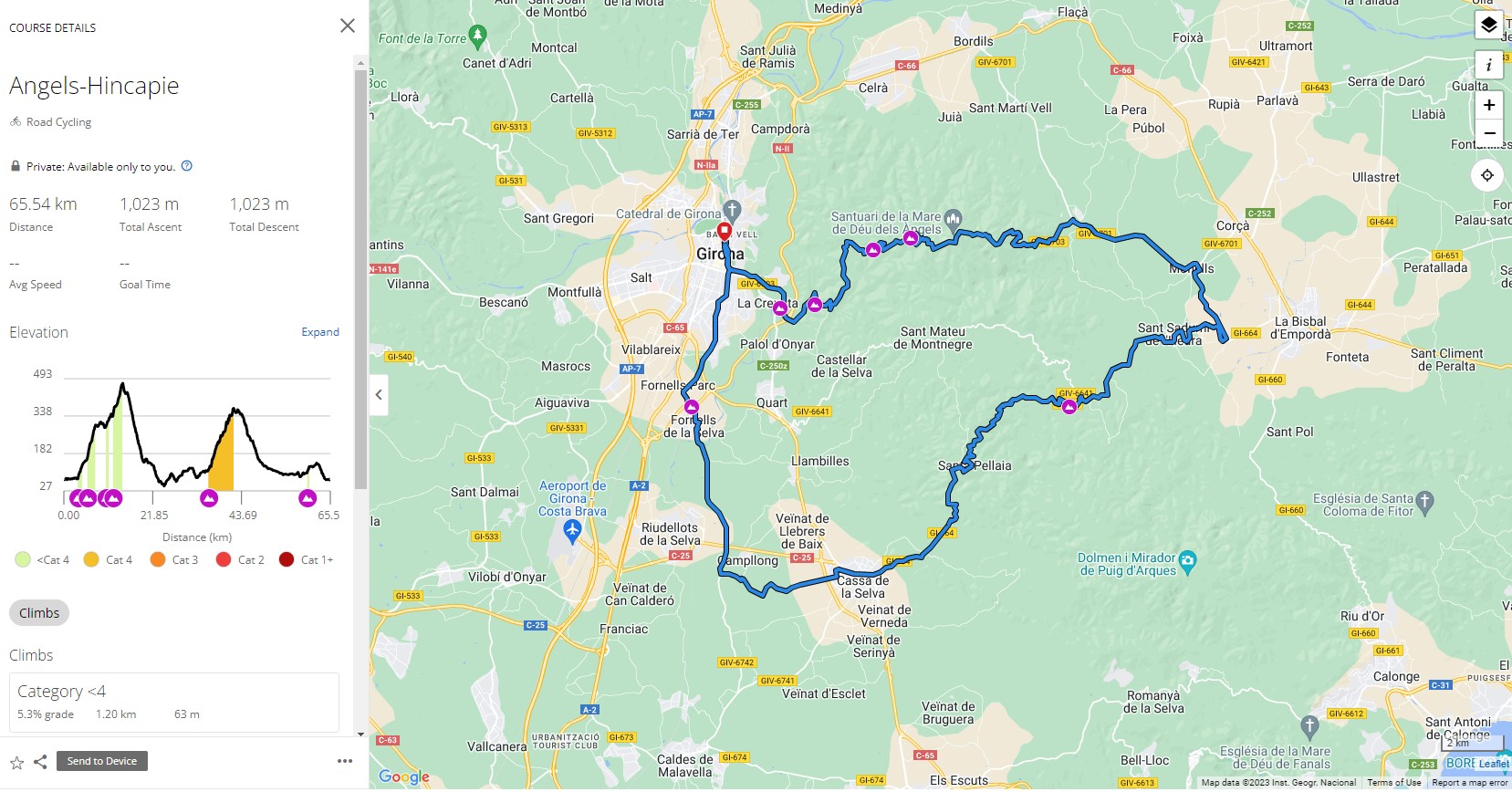 Road and Gravel Bike Tours Monaco Route Maps GPX